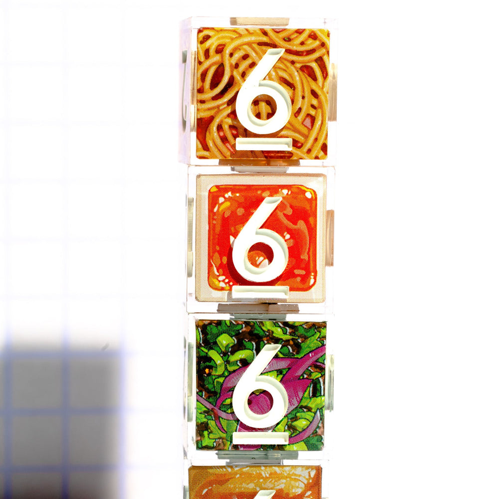 Ramen 4-Piece Iconic D6 Set | Dispel Dice®