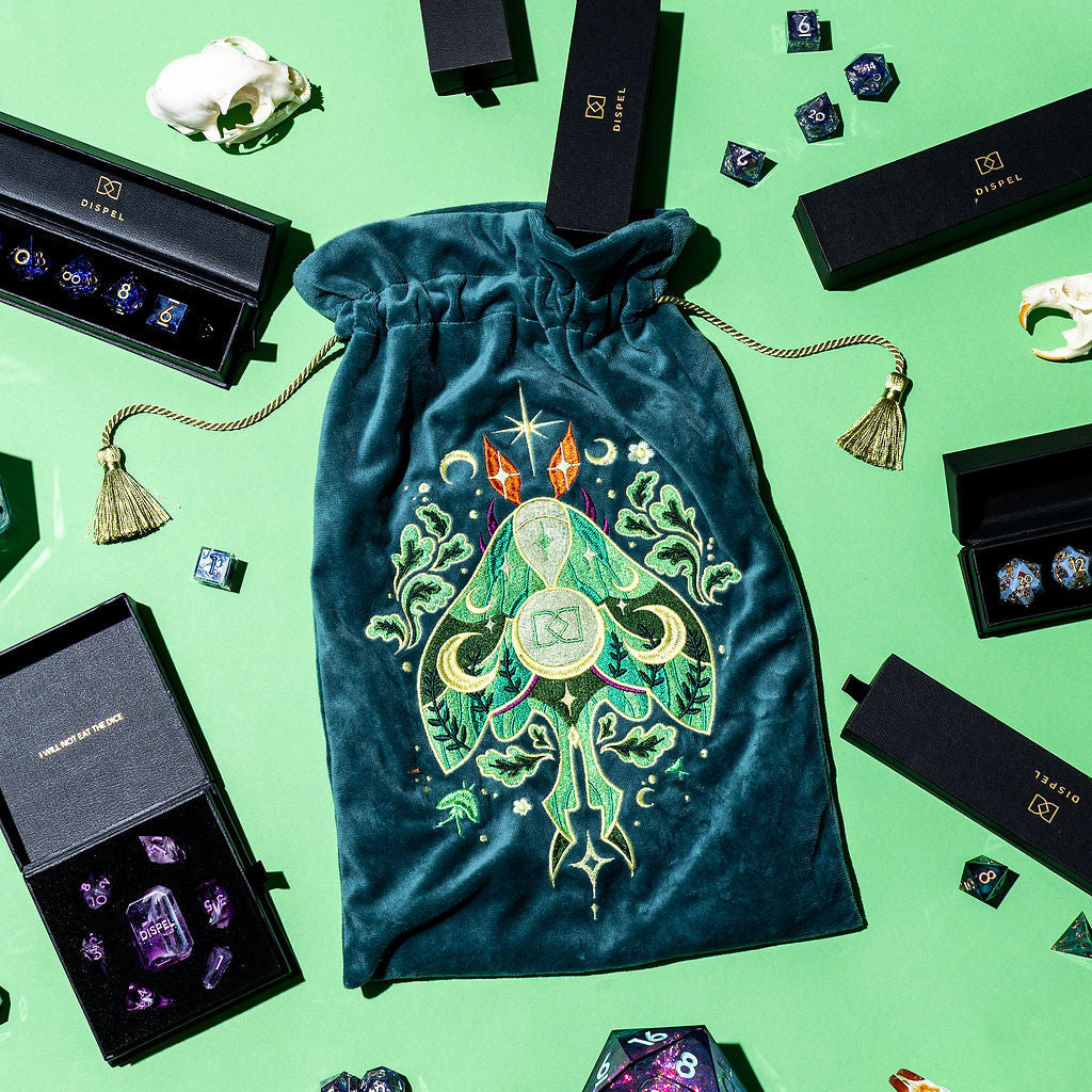 Luna Moth Lucky Bag | Dispel Dice®
