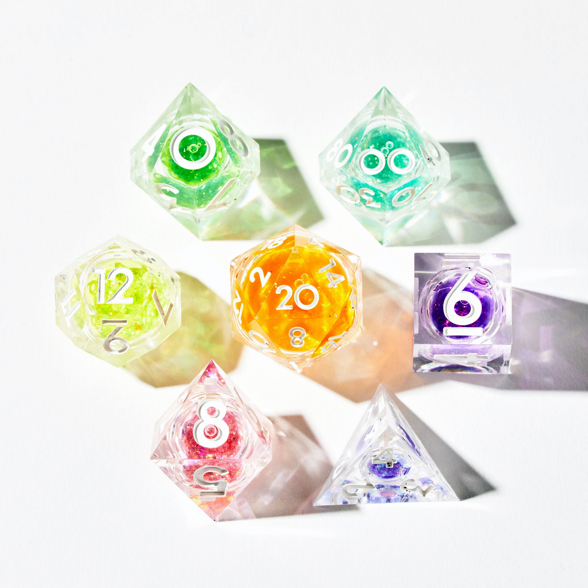 Chromatic Orb Premium DnD Dice Set | Dispel Dice®