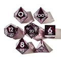 Divination 7-pc. Barbed Wire DnD Dice Set | Dispel - Premium Gaming Dice