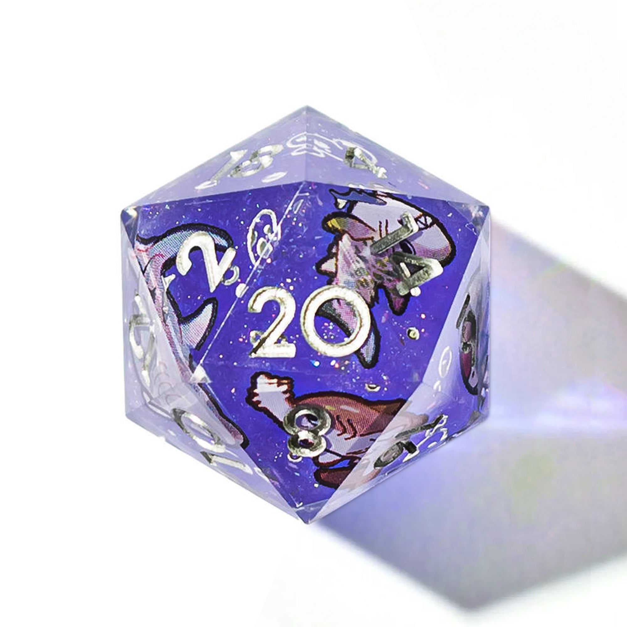 Fat Sharks 7-Piece Iconic Dice Set | Dispel Dice®