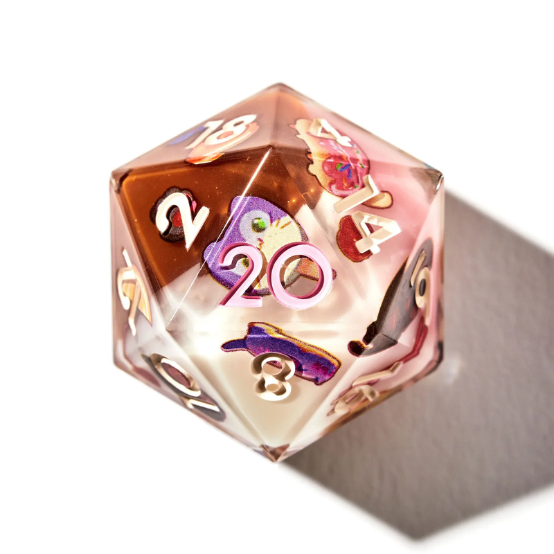 Cat Café 7-pc. DnD Dice Set | Dispel - Premium Gaming Dice