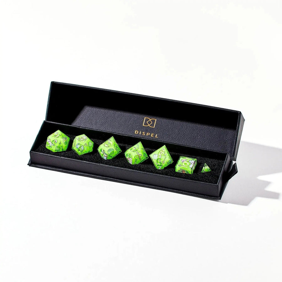 Death By Ooze Premium DnD Dice Set | Dispel Dice®