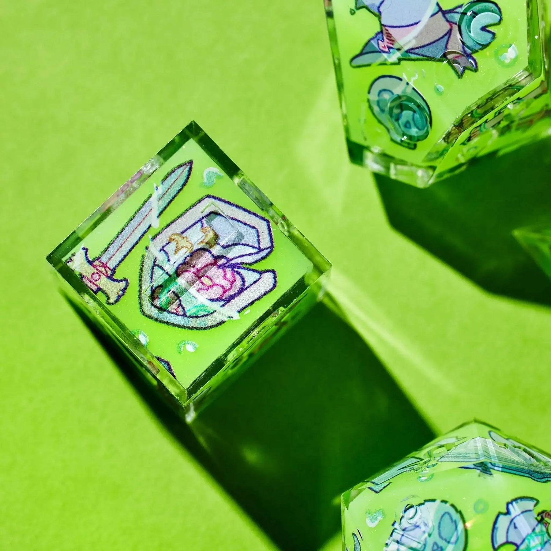 Death By Ooze Premium DnD Dice Set | Dispel Dice®