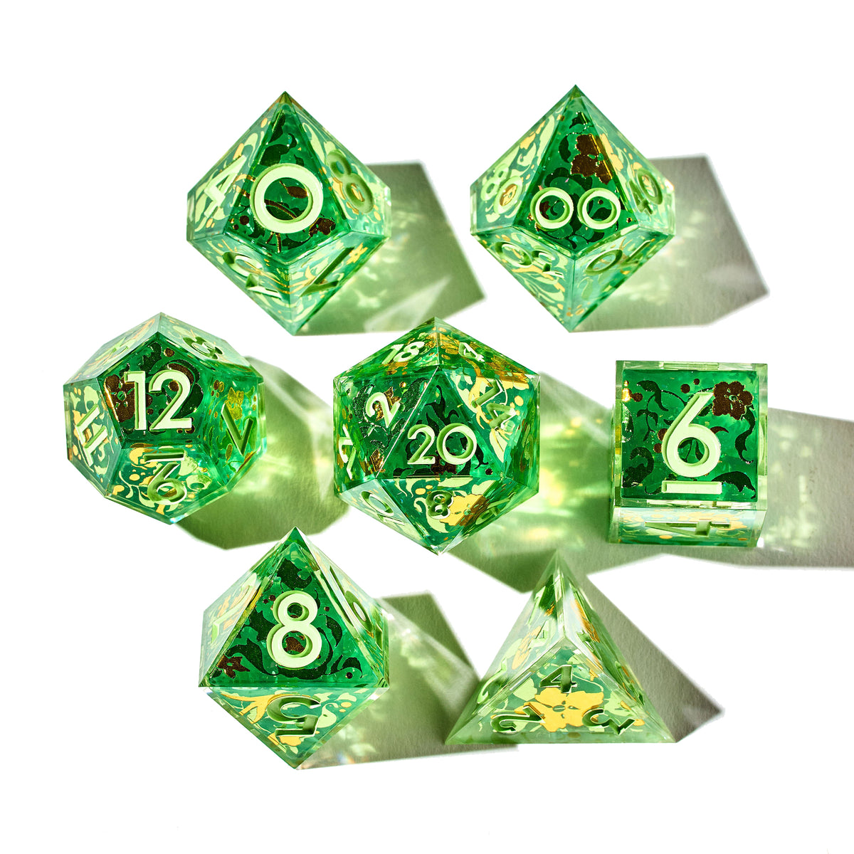 Druid Circle 7-Piece Iconic Dice Set | Dispel Dice®