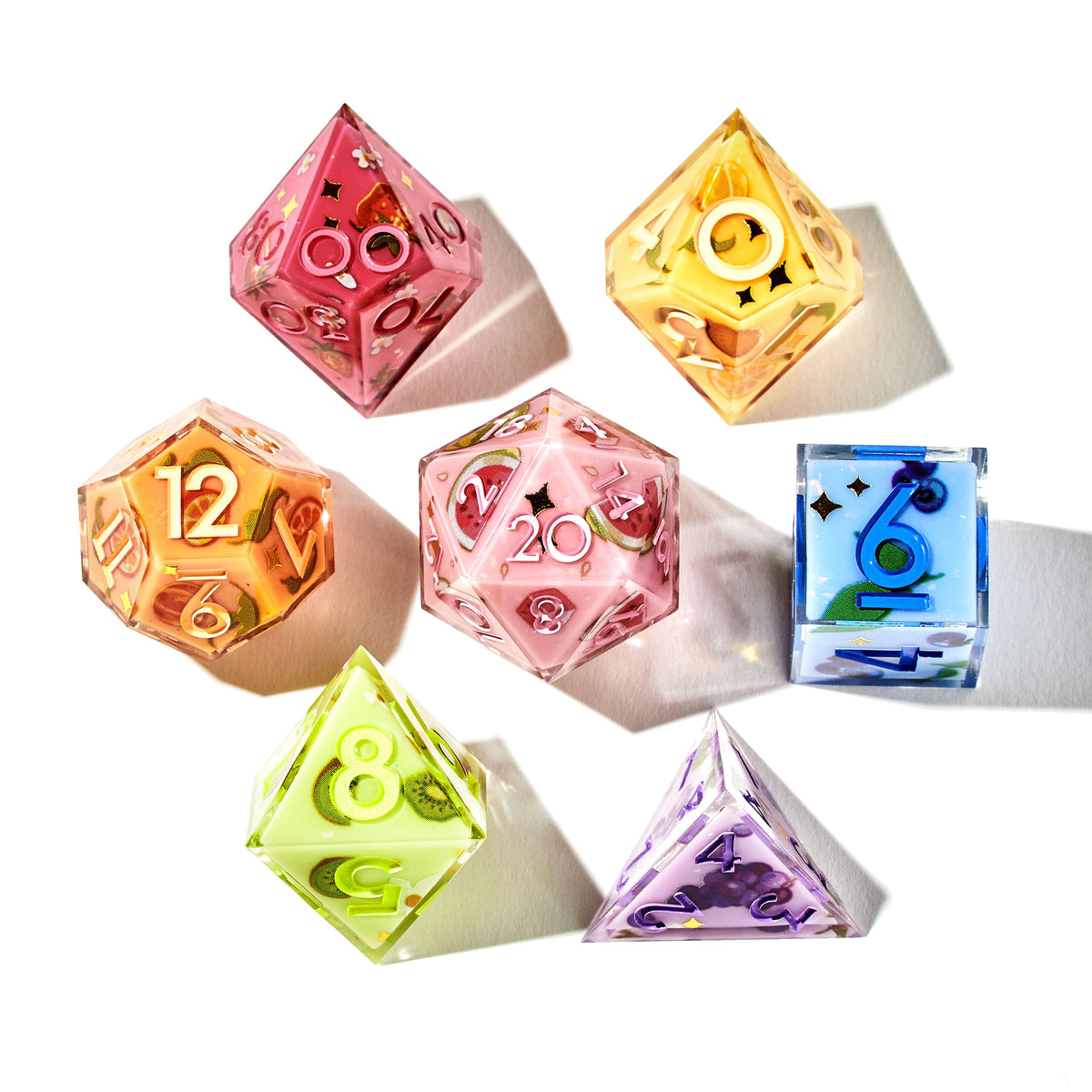 Fruit Pop Premium DnD Dice Set | Dispel Dice®