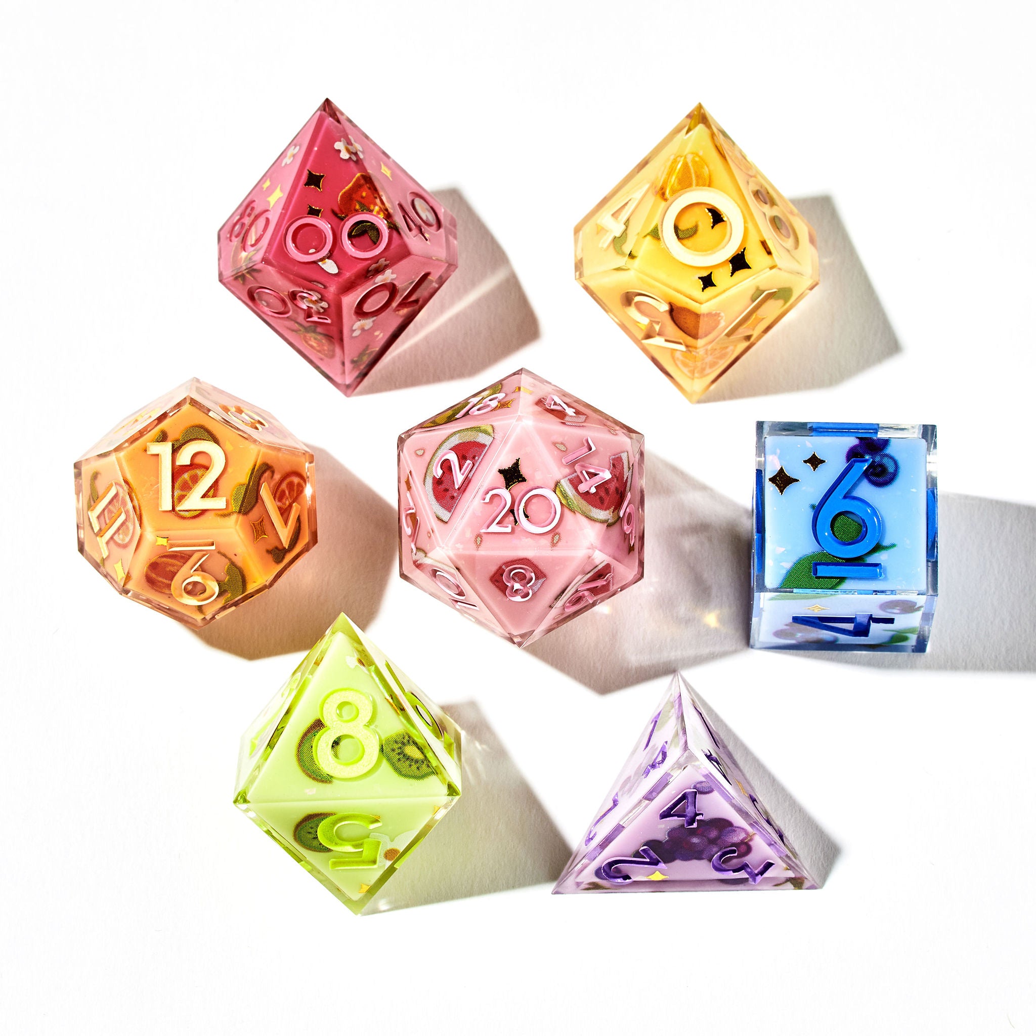 Fruit Pop Premium DnD Dice Set | Dispel Dice®