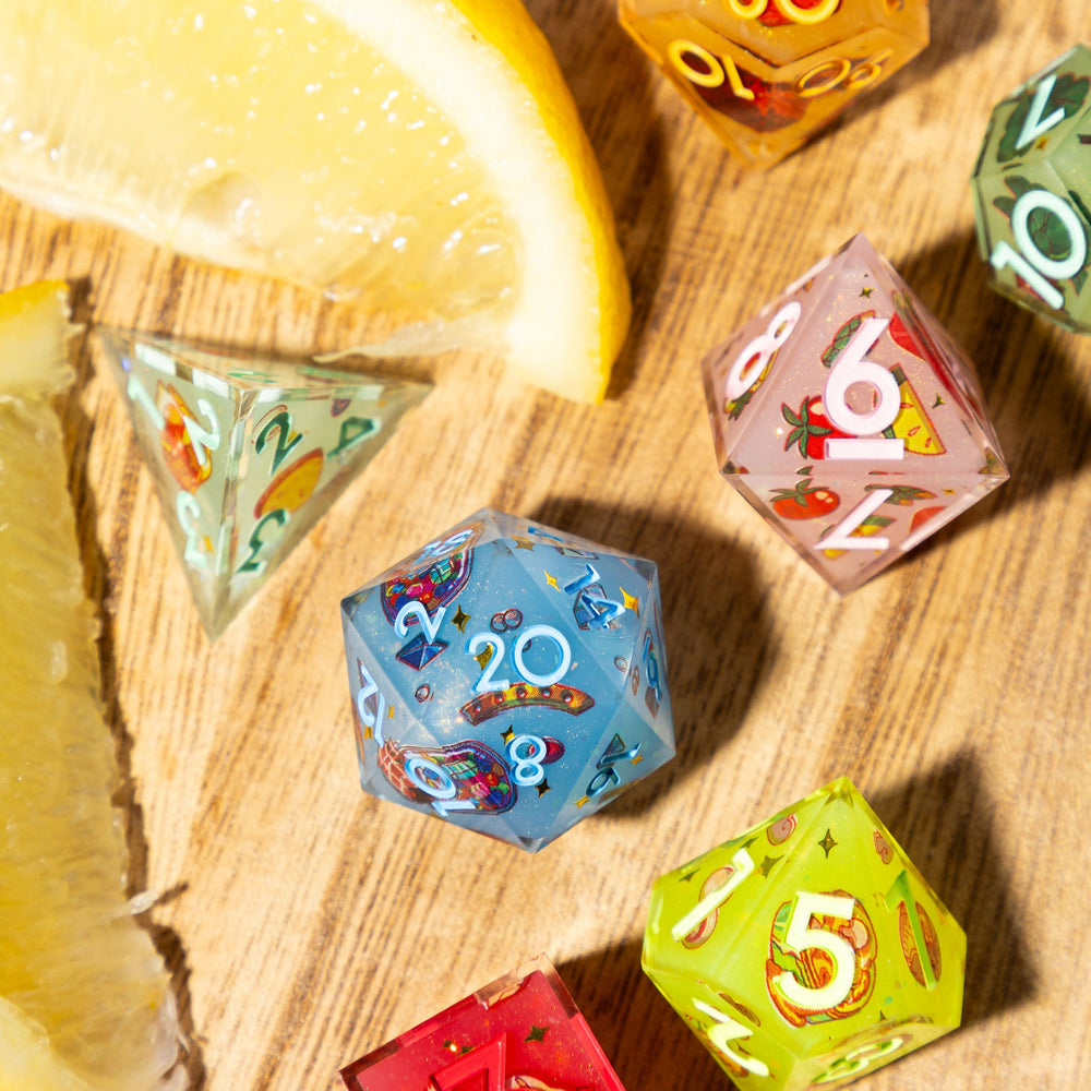 Dungeon Meshi 7-Piece Iconic Dice Set | Dispel Dice®