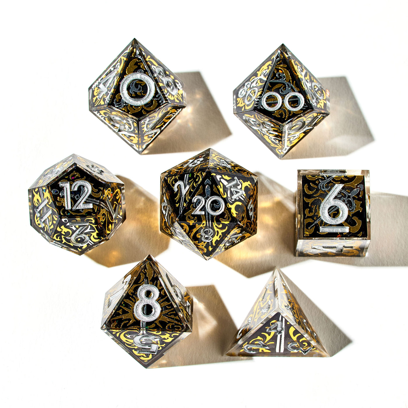 Oath of the Sword 7-Piece Iconic Dice Set | Dispel Dice®