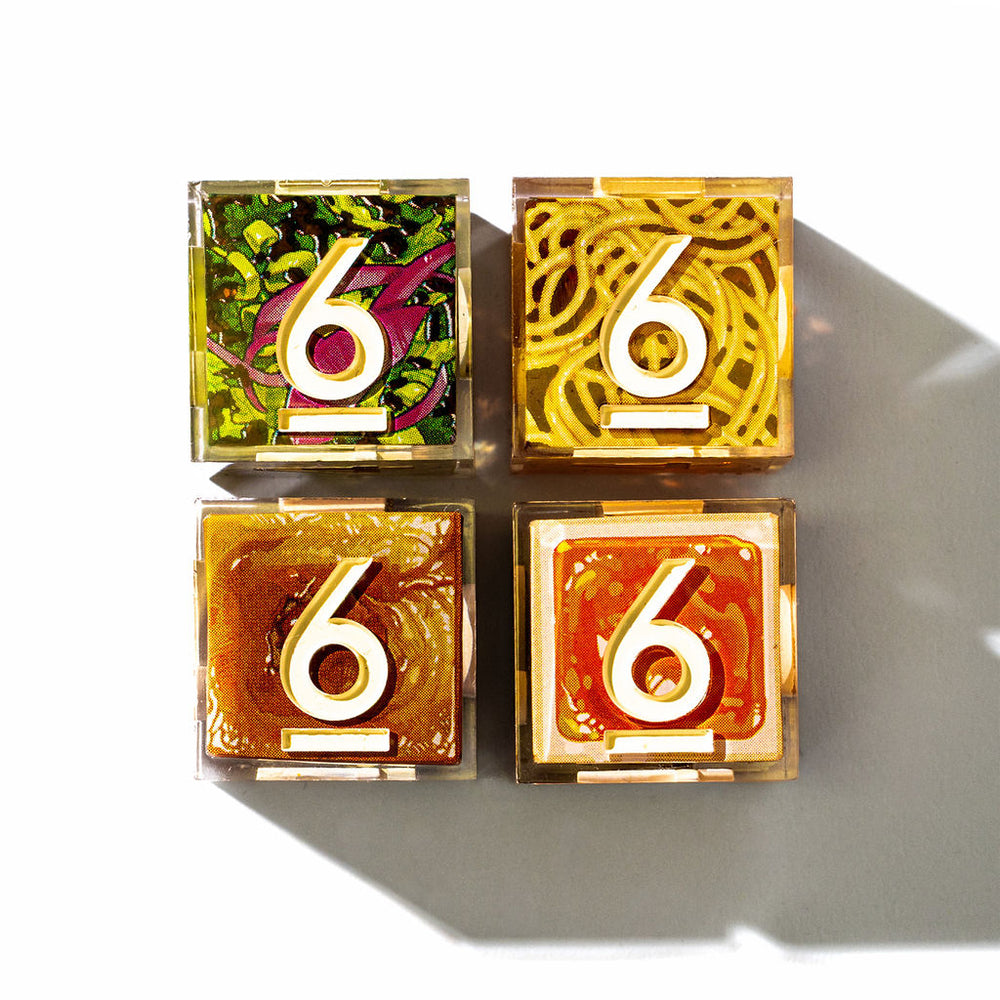 Ramen 4-Piece Iconic D6 Set | Dispel Dice®