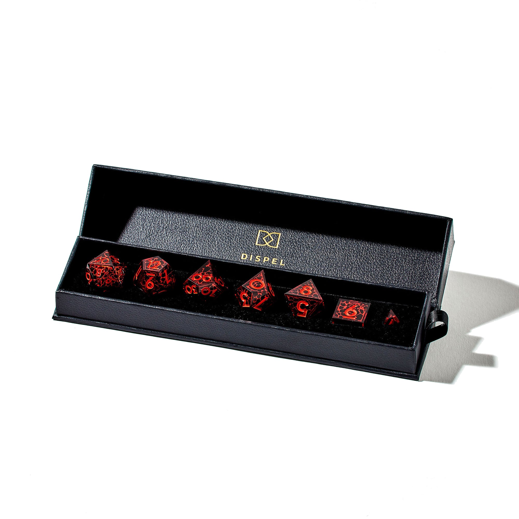 Solar Flare 7-Piece Iconic Dice Set | Dispel Dice®
